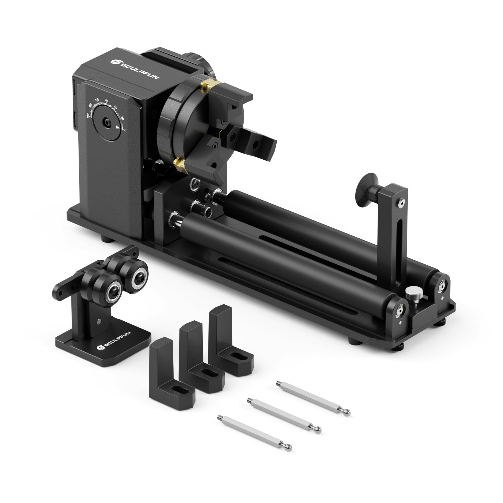 [EN MÉXICO] SCULPFUN RA Pro Max 4 en 1 Rodillo giratorio y mandril par ...